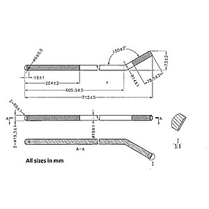 Mytee Products 39" Standard Winch Bar for Flatbed Trailer - Chrome Polished Steel Winch Bar with Non-Slip Handle - Strap Binder Bar for Flatbed Winches