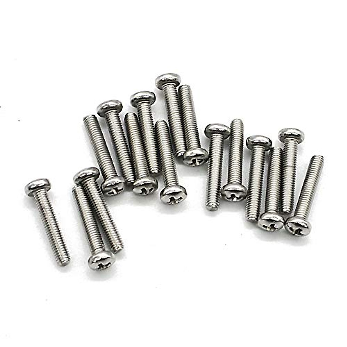(100 pc) M4-0.7x16 mm Pan Head Phillips Machine Screws,18-8 Stainless Steel by Fullerkreg