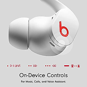 Beats Fit Pro True Wireless Bluetooth Noise Cancelling In-Ear Headphones - White (Renewed)