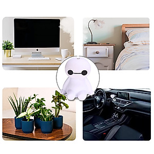 INVODA Humidifiers Portable Small Cool Mist Humidifiers Mini USB Personal Desktop Humidifiers for Travel, Car, Office Room, Bedroom (White)