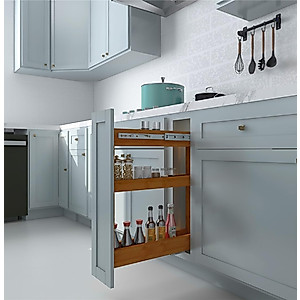 Pull Out Kitchen Cabinet Storage Spice Rack Organizer, Pull Out Spice Rack Organizer for Cabinet, Pull Out Cabinet Organizer, Spice Cabinet, Pull-out Home Organizer, Slim Storage Cabinet (5'' Width)