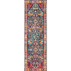 nuLOOM Erline Colorful Bohemian Runner Rug, 2' 6" x 6', Multi