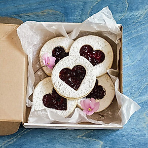 Ultra Cuisine Mini Cookie Cutter Shapes Set - 24 Small Molds To Cut Out Pastry Dough Pie Crust & Fruit - 304 Durable Stainless Steel Cutters - Cut Tiny Heart Shapes - Bake Like A Pro For A Lifetime