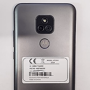 Moto G Play 2021 (32GB, 3GB) 6.5" HD, Octa-core Snapdragon 460, All Day Battery, 4G LTE GSM AT&T Unlocked (T-Mobile, Metro, Latin) XT2093-7 (w/ 64GB SD, Flash Gray) (Renewed)