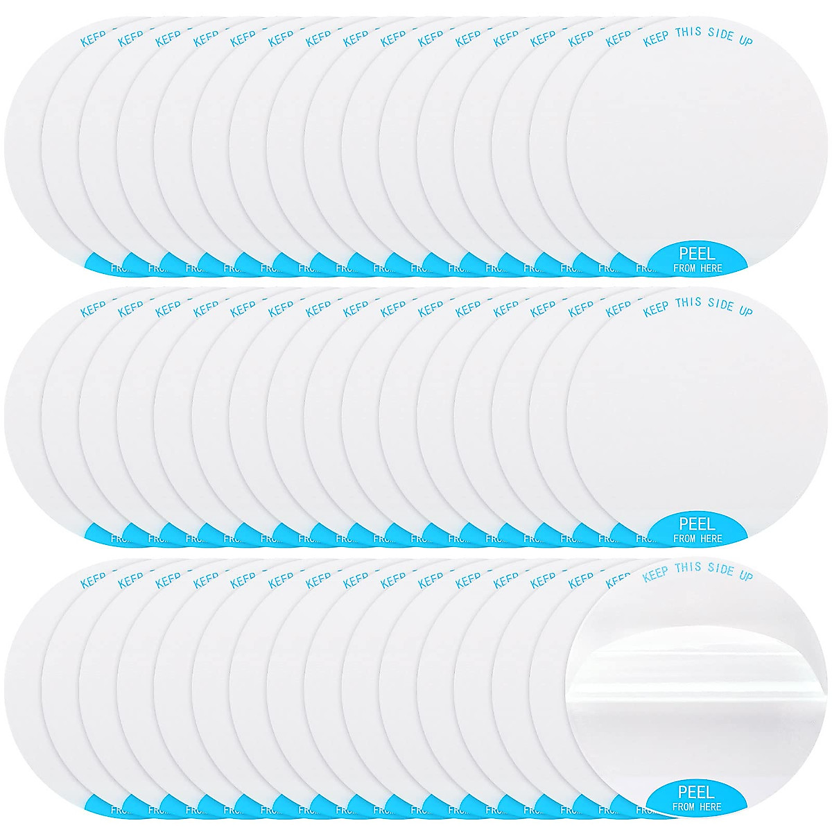 48 Pcs Fly Trap Refill Glue Boards for Mosquito Zapper 3.4" Indoor Insect Trap Refills Glue Pads Flea Trap Replacement Sticky Pads for Mosquitoes Lamp Compatible with 3.4" Katchy Duo Mosquito Killer