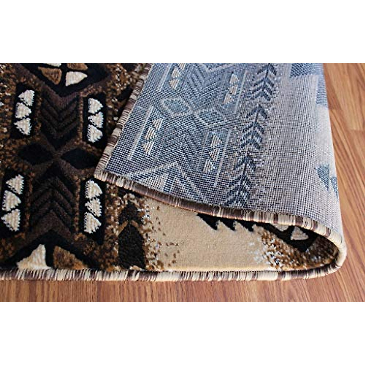 Champion Rugs Southwest Native American Navajo Aztec Indian Berber Carpet Area Rug (2 Feet X 7 Feet Runner)