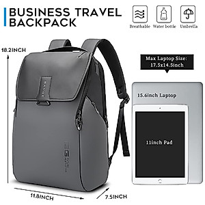 BANGE Backpack for Men,Smart Travel Backpacks, Mens Laptop Waterproof Bag Pack Fits for 15.6inch, Fashion Casual Daypack for Men and Women
