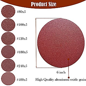 SACKORANGE 38 PCS Sander Belt Set- 8 PCS 4 x 36 Inch Aluminum Oxide Sanding Belts - 60, 80, 120, 150 Grit + 30 Pieces 6 Inch Self Stick Aluminum Oxide Sanding Disc (4x36"+6" Disc)