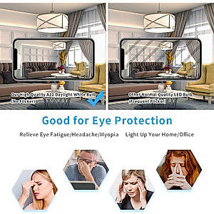 A21 LED Light Bulbs, 150 Watt Equivalent LED Bulbs, Daylight White 5000K, 2500 Lumens, E26 Base, 23W Light Bulbs for Bedroom Living Room Commercial Lighting, Non-Dimmable, Pack of 8