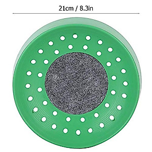 Weiyirot Bird Breeding Bed, 5 Pcs Plastic Bird Nesting Bowl Egg Basin with Mat, Cage Accessory Supplies, Breathable, Washable, Easy to Dry