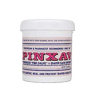 PINXAV Healing Cream, Fast Relief for Diaper Rash, Eczema, Chafing, Bed Sores, Acne, and Minor Cuts and Burns (16 OZ)