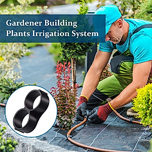 Outus 20 Pieces 1/2 Inch Drip Tubing End Closure Drip Irrigation Hose End Plug Fitting