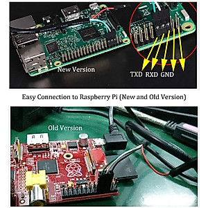 EVISWIY PL2303TA USB to TTL Serial Cable Debug Console Cable for Raspberry Pi 3 Pack