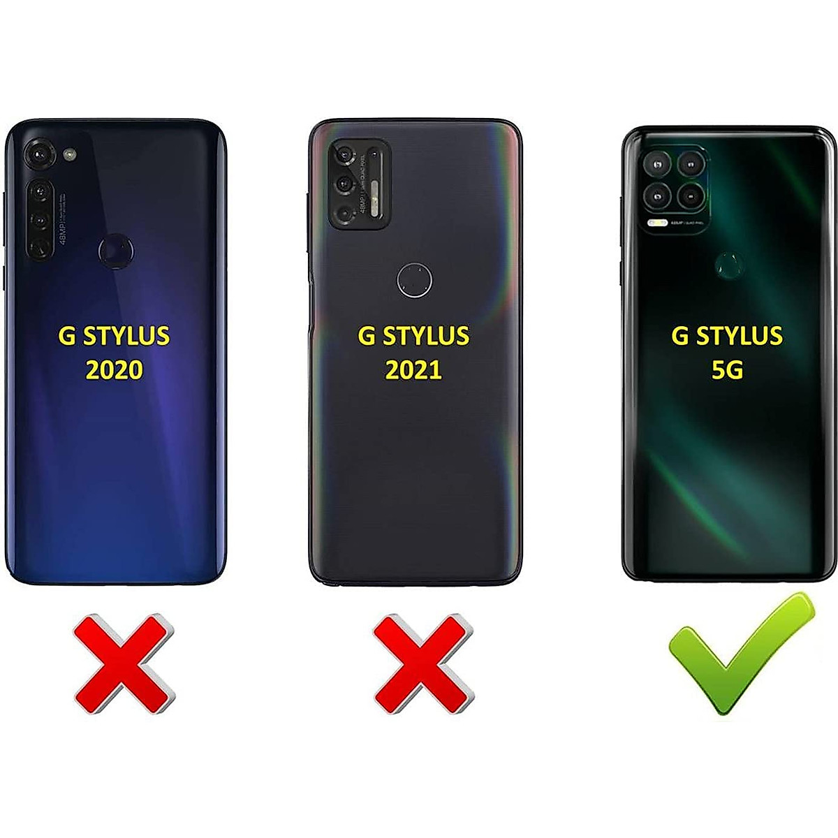 yuzhiyong G Stylus 5G Pen Replacement for Motorola Moto G Stylus 5G XT2131 All Verison Touch Stylus Pen+ USB to Type-C Adapter(Not for Moto G Stylus 2020/G Stylus 2021), Black