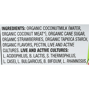 Harmless Harvest Dairy-Free Cup Yogurt - Strawberry, 4oz