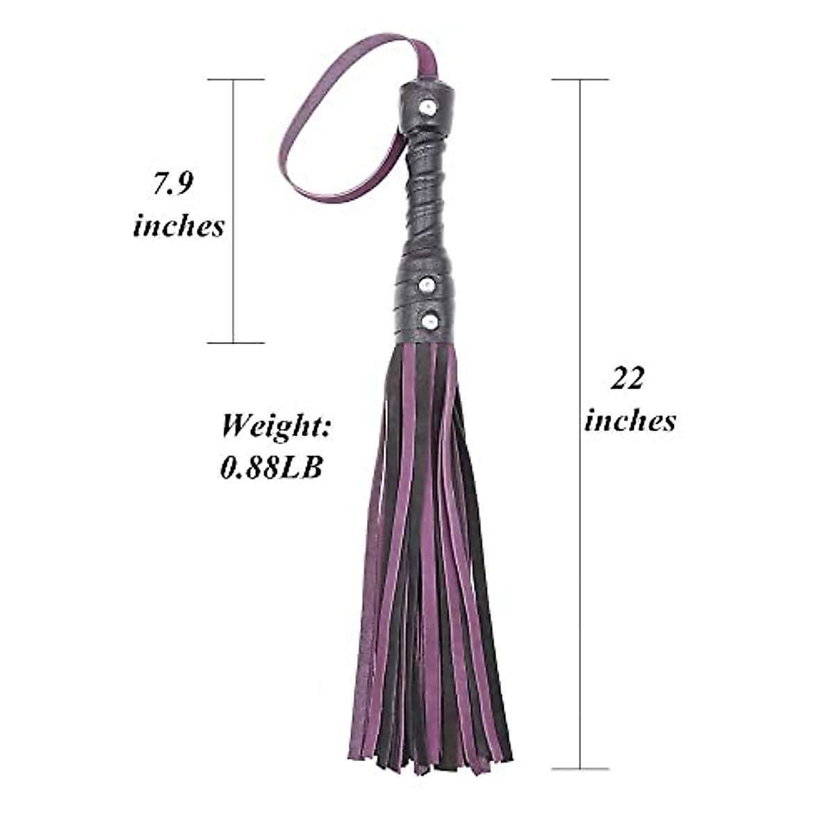 N/A Horse Riding Leather Whip, Equestrian Accessories, Horse Training Equipment, Small Whip