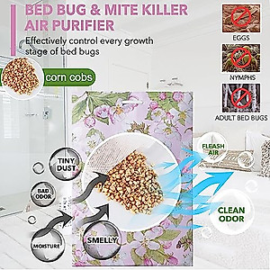 Telanshare 4 Packs(Rose+Jasmine) Mite/Moth Repellent Bag for Drawer & Closet, Natural Sachet Bag, 90 Days Extended Protection