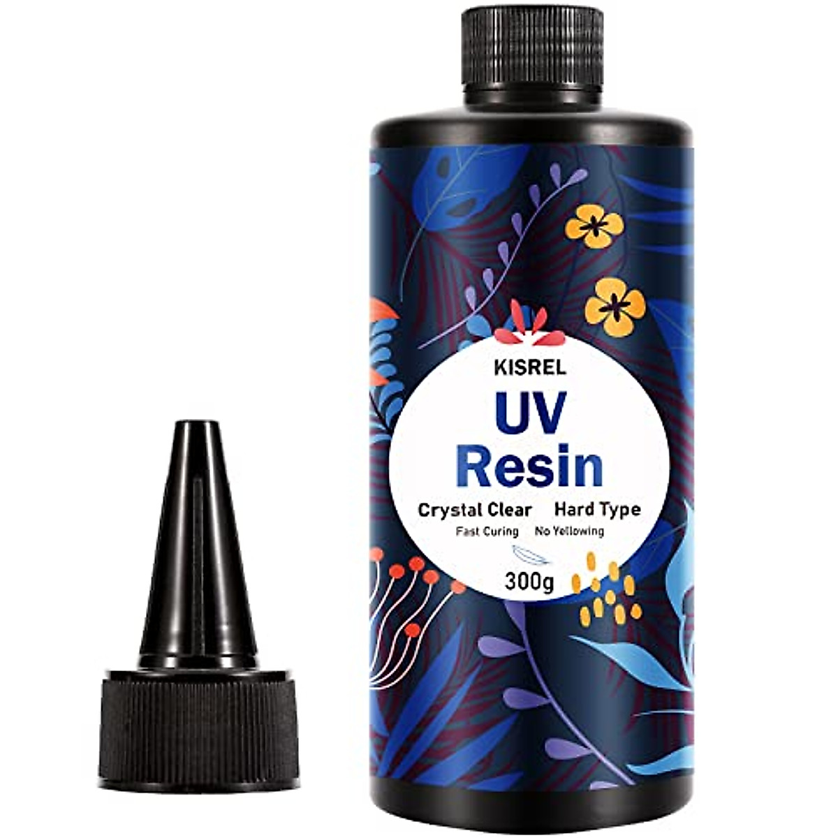 UV Resin 300g - Upgraded UV Resin Kit, Hard Type Crystal Clear Ultraviolet Curing UV Epoxy Resin for Craft Jewelry Making