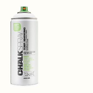 Montana Cans Montana Chalk Color Spray Paint, 400 Ml, White, 13.5 Fl Oz (Pack of 1)