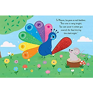 Peacock's Rainbow Feathers - Touch and Feel Board Book - Sensory Board Book