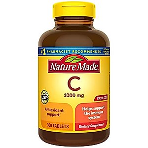 Vitamin C 1000 mg, 300 Tablets, Helps Support the Immune System