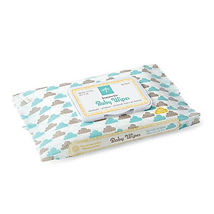 Medline AloeTouch Baby Wipes, Fragrance-Free, Hypoallergenic, 8" x 6", 40 Count (Pack Of 24)