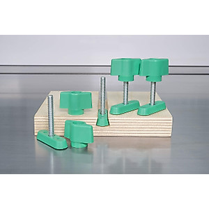 MICROJIG Matchfit DV-HK552X4 1.5" Dovetail Track Hardware 4-Piece,