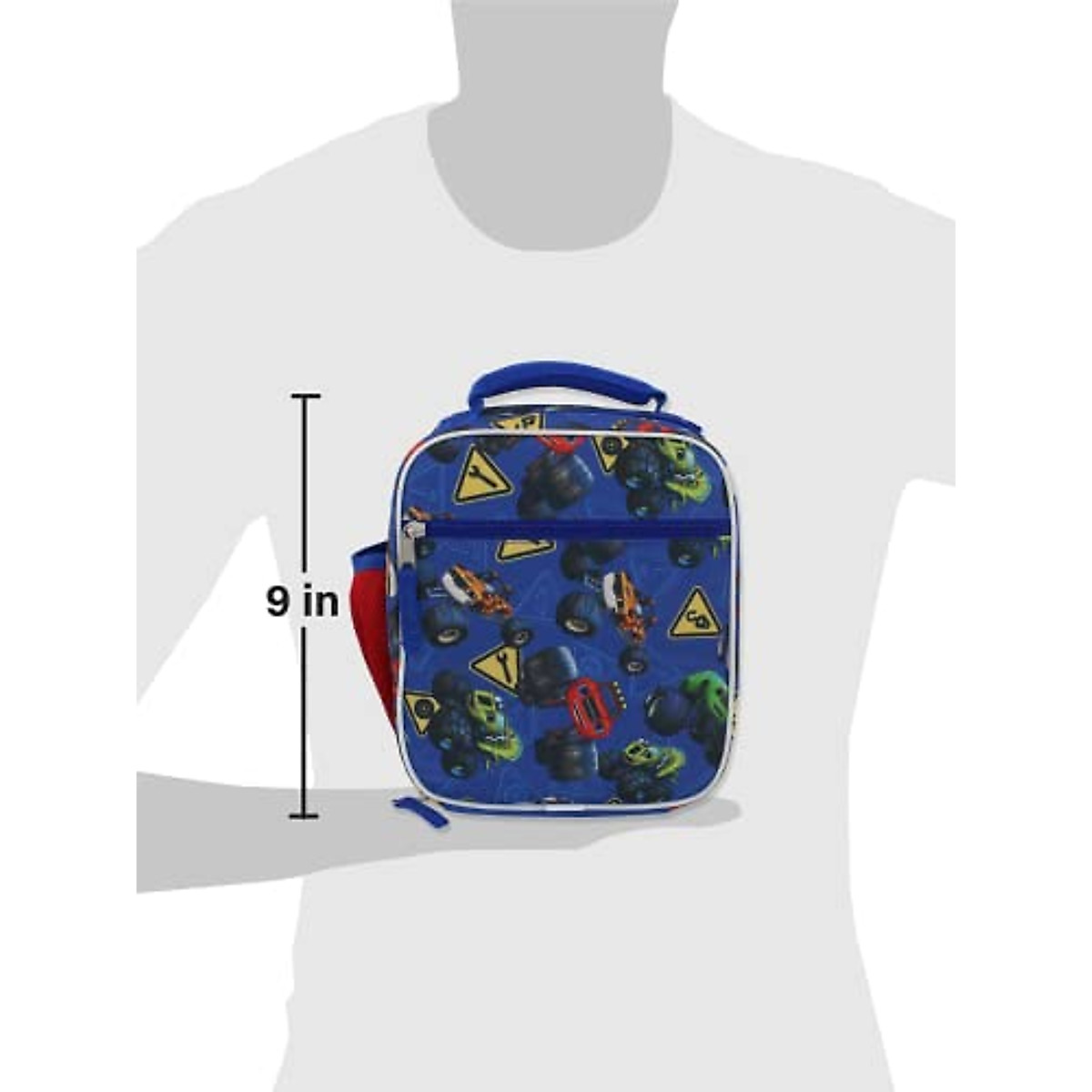 Nickelodeon Blaze and the Monster Machines Boys Girls Soft Insulated School Lunch Box (One Size, Blue)