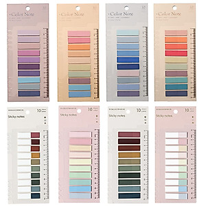 AWEELON 1600Pcs Sticky tabs Index Tabs Writable Page Tabs for Books File Notebook