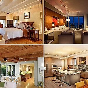 TORCHSTAR LED GU10 Light Bulbs, Recessed Track Lighting Bulb, Dimmable, 4.5W=50W, 3000K Warm White, UL& Energy Star Listed, Pack of 6