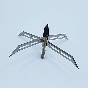 Scoland Shooter Turkey Hunting Broadheads 150 Grain 4” Cutting Dia Archery Arrow Piont 6PK