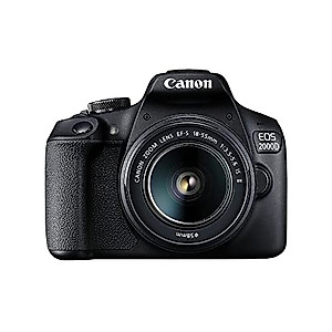 Canon EOS 2000D (Rebel T7) DSLR Camera + 18-55mm III Kit