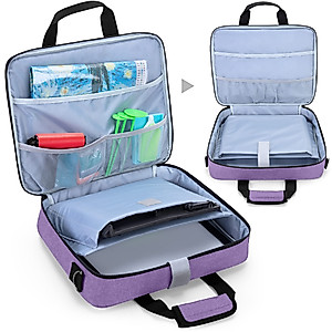 LUXJA Carrying Bag for A4 Light Pad and Diamond Painting Tools, Protective Case for Diamond Painting Light Box and Accessories (Fits for A4 Light Pad), Purple (Bag Only)