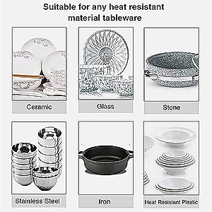 Electric Warming Tray, Buffets Server Smart Warm Dish Electric Food Warmer Plate Perfect for Family Use