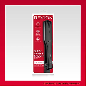 Revlon Smooth and Straight Ceramic Flat Iron | Fast Results, Smooth Styles,1.5 Inch (Pack of 1)