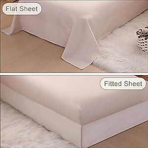 Wowelife Pink Toddler Bedding Set, Girls Toddler Bedding 4 Pieces Boho Tufted Comforter with Pom Pom Design for All Seasons, Soft and Breathable Set