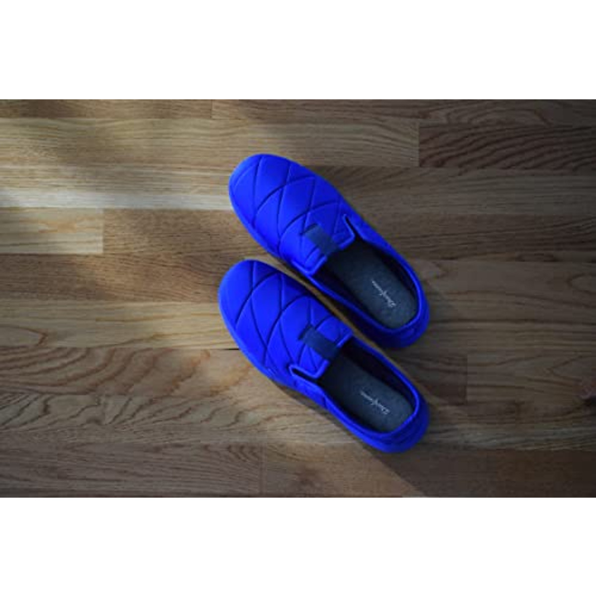 Dearfoams Men's Andy Water Resistant Lightweight Clog Slipper, Ocean Blue, 11-12