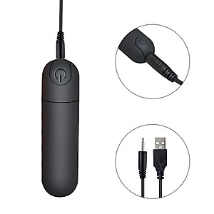 G Spot Bullet Vibrator Nipple Clitorals Stimulator USB Rechargeable for Travel - 10 Modes Portable Waterproof Mini Vaginal Anal Massager Adult Sex Toys for Women(Black)