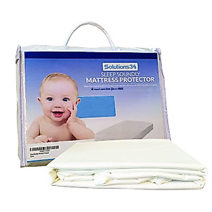 Tymedration Waterproof Crib Mattress Protector, 1 Count, Zippered Encasement, Machine Washable, Breathable Fabric