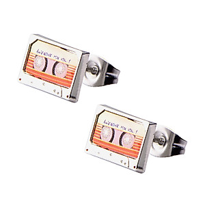 Marvel Guardians of Galaxy Awesome Mix Vol. 2 Tape Stud Earrings
