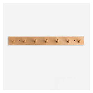 luckxuan Wall Hooks Coat Hooks Wall Mounted Coat Rack Wood European Style Hanger Heavy Duty Wall-Mounted Rack and Coat Hook Doorway Wall Coat Hook Heavy Duty Coat Hook (Size : A-7hooks)