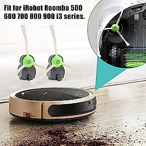 Side Brush Module Motor for iRobot Roomba 500 600 700 800 900 I3 E5 E6 I3 I4 I5 I6 I7 I8 J7 Series Robot Vacuum Cleaner, Replacement Parts (Motor Module + Side Brush)