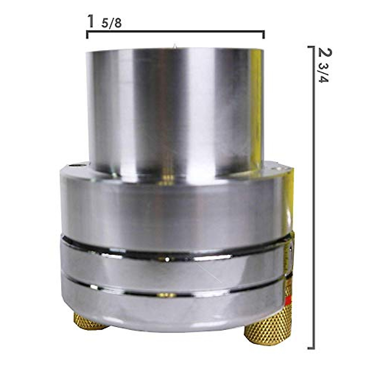 Audiotek W460S 600 Watt Titanium Super Car Bullet Tweeter 1 Pair - 8 Ohm with Built in Capacitor Filter - Pack of 2