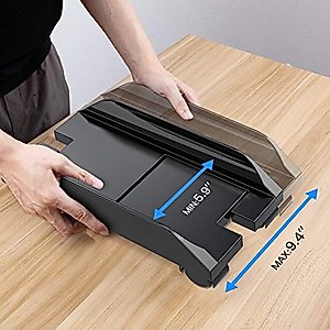CPU Holder Stand, Mobile Computer Tower Stand with Wheels, Computer Mainframe Bracket, Adjustable PC Holder Cart
