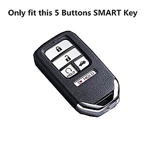 Green Silicone Key Cover Case Holder Chain Bag Key Fob Case Cover fit for 2015 2016 2017 Honda Civic Accord Pilot CR-V