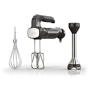 Ninja CI100C Foodi Power Mixer System Immersion Blender and HandMixer Combo, Black