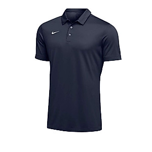 Nike Mens Dri-FIT Short Sleeve Polo Shirt (Small, Navy)