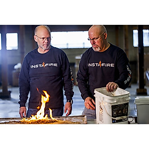 (5 Gallons) Insta-Fire Granulated Fire Starter, All Natural, Eco-Friendly, Lights up to 625 Total Fires in Any Weather, Awarded 2017 Fire Starter Of The Year