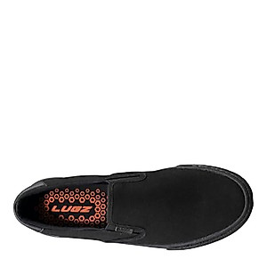 Lugz Mens Clipper Classic Slip-on Fashion Sneaker, Black/Black, 10.5 US