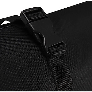 BRUBAKER XC Touring Cross-Country Ski Bag for 1 Pair of Skis and 1 Pair of Poles - Black/Neon Yellow - 82 3/4 Inches / 210 Cm